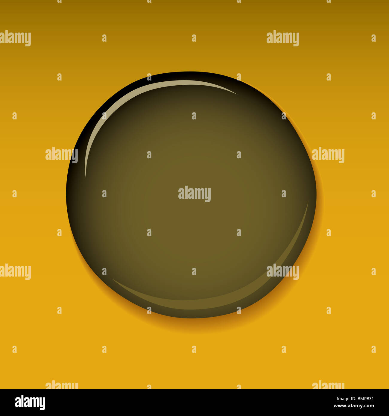 Oil spill droplet on a golden sandy beach with pollution Stock Photo ...