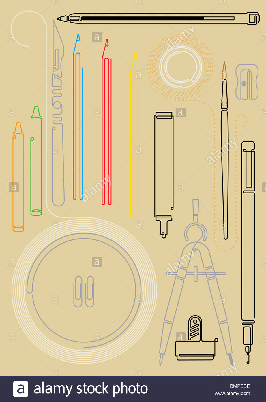 Coloured Ink Drawing Stock Photos & Coloured Ink Drawing Stock Images ...