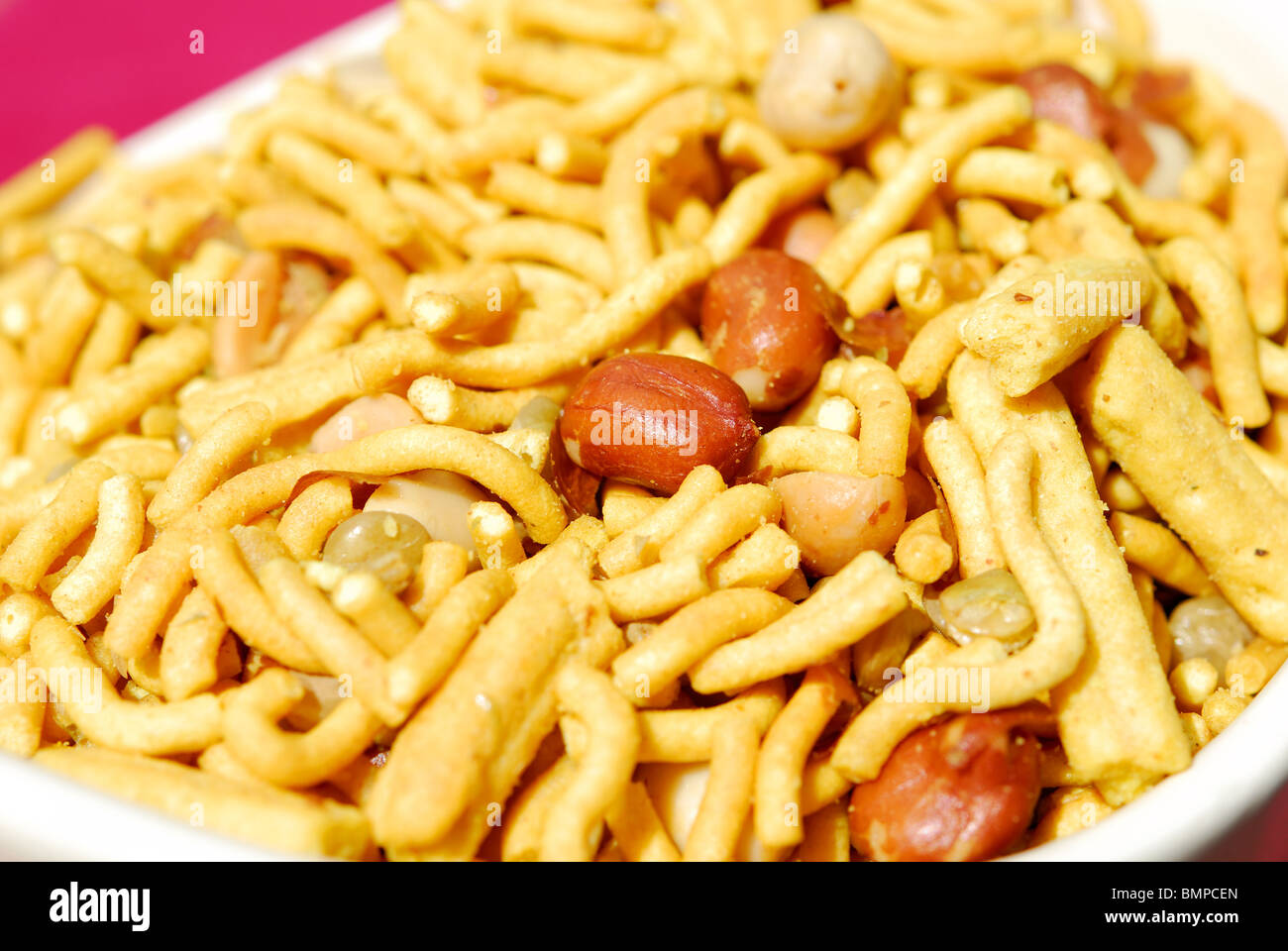 A bowl of Bombay mix Stock Photo - Alamy