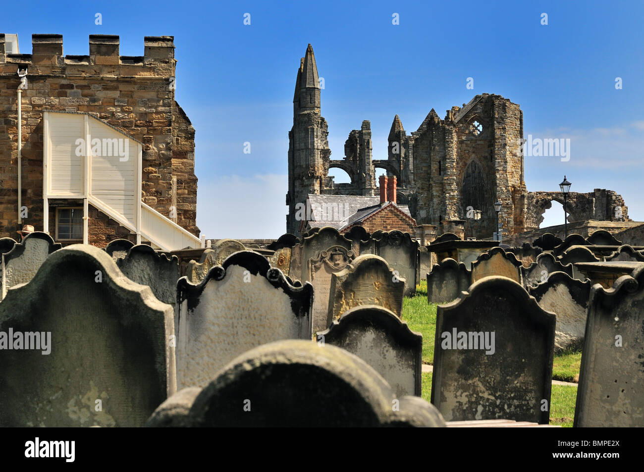 Whitby Abbey North Yorkshire England Stock Photo - Alamy