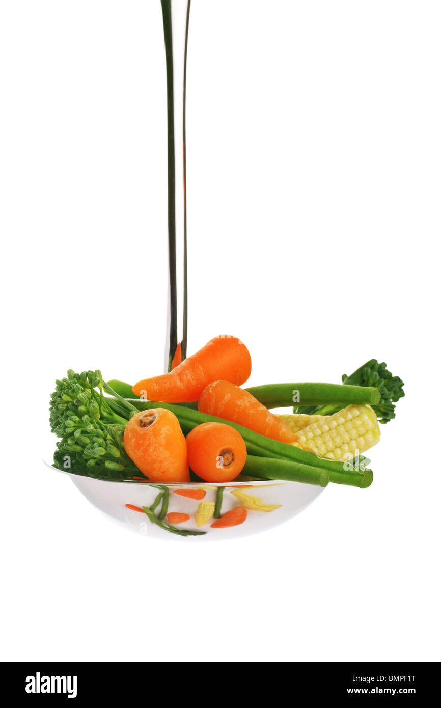 Green vegetables greens in Cut Out Stock Images & Pictures - Alamy