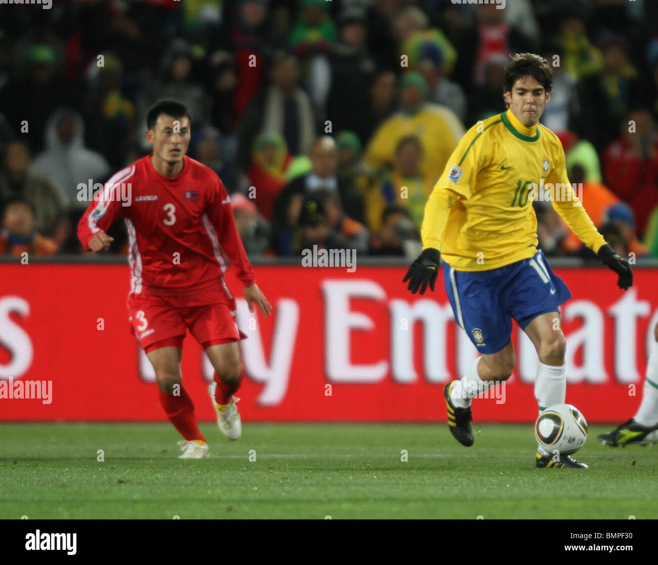 RI JUN IL & KAKA BRAZIL V KOREA DPR ELLIS PARK JOHANNESBURG SOUTH ...