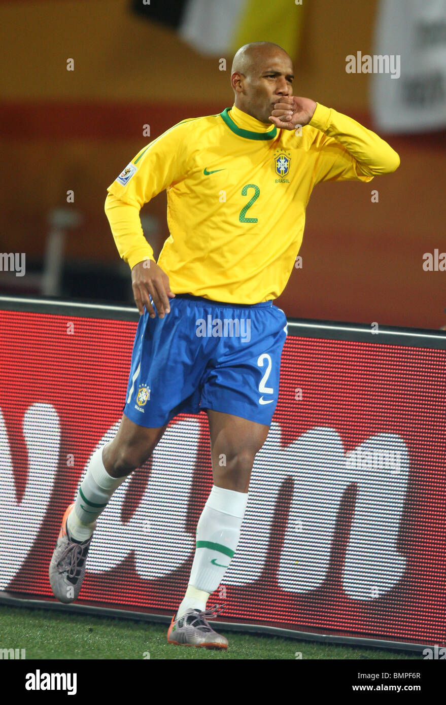 MAICON CELEBRATES GOAL BRAZIL V KOREA DPR ELLIS PARK JOHANNESBURG SOUTH ...