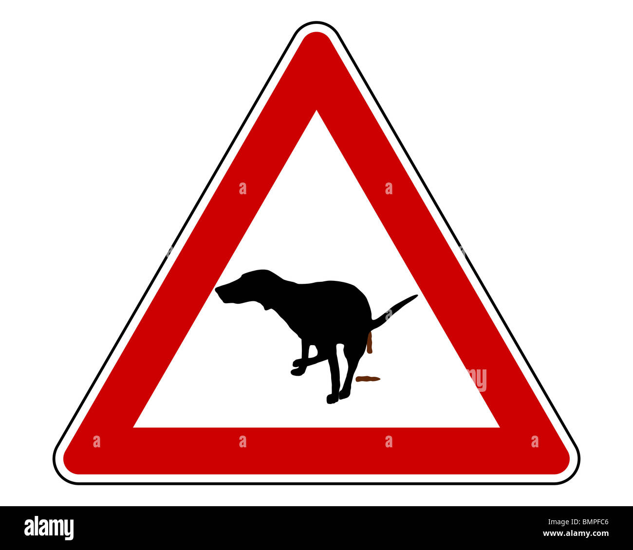 Dogs dump warning Stock Photo - Alamy
