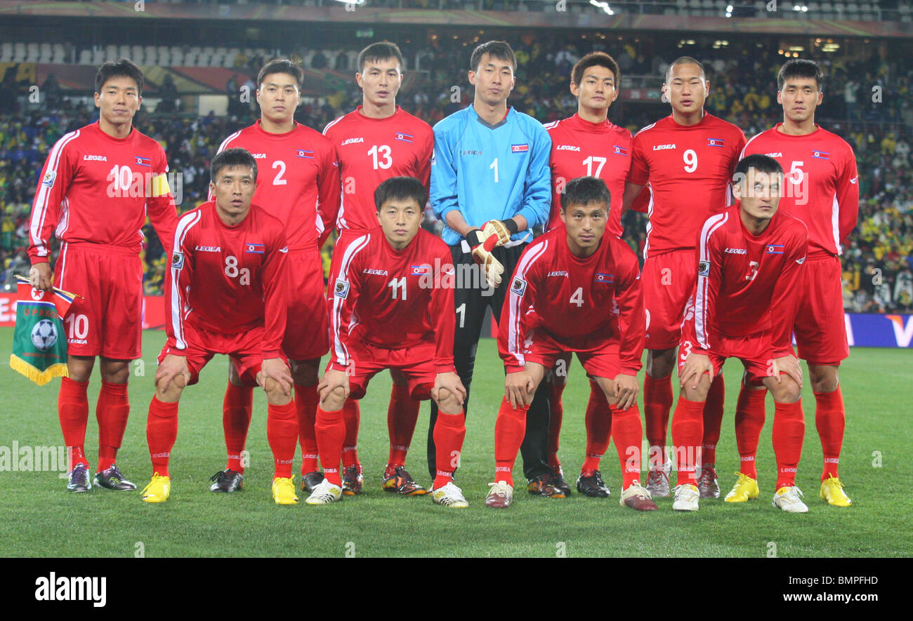 KOPREAN DPR TEAM GROUP BRAZIL V KOREA DPR ELLIS PARK JOHANNESBURG SOUTH ...