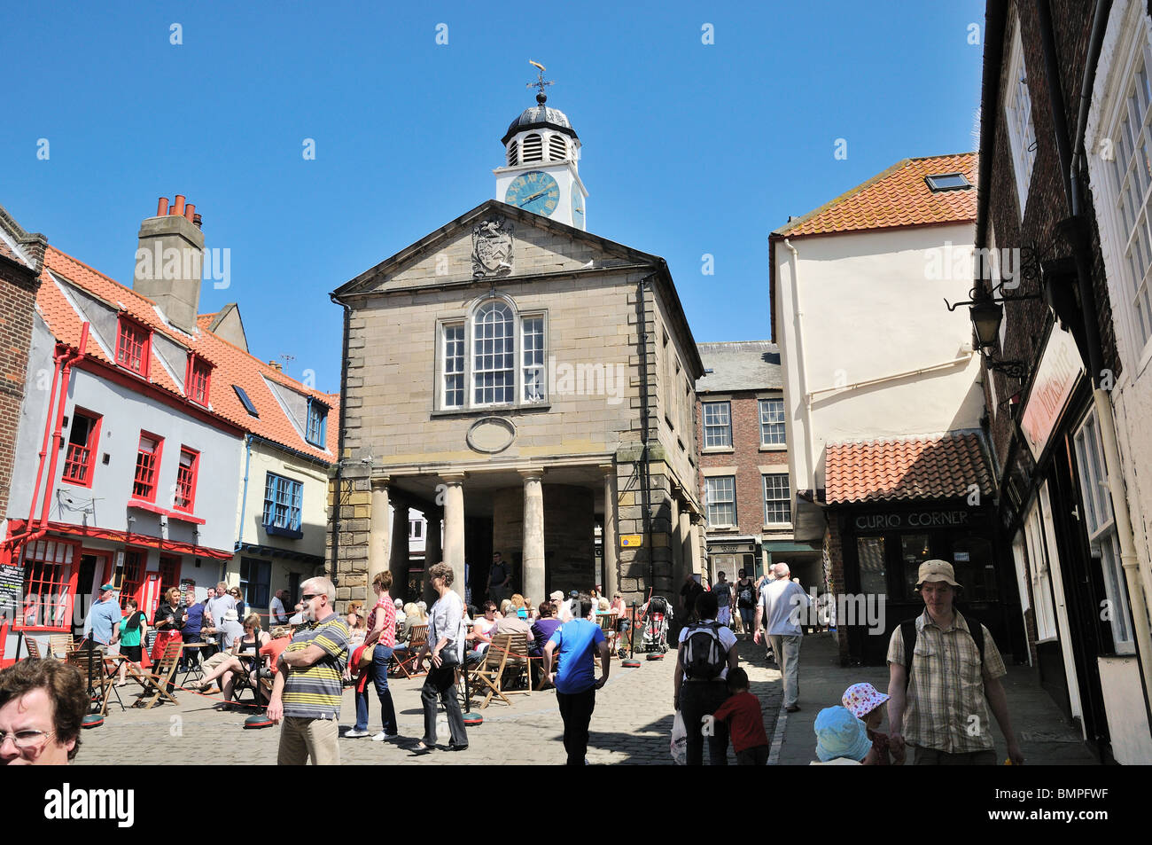 Whitby market square clock tower hi-res stock photography and images ...