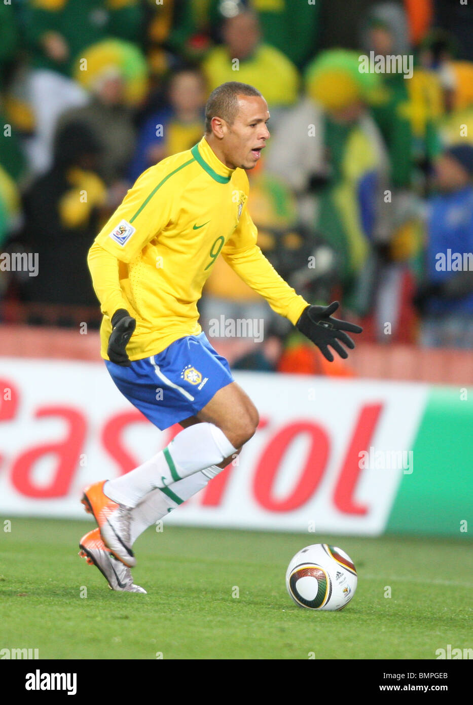 LUIS FABIANO BRAZIL ELLIS PARK JOHANNESBURG SOUTH AFRICA 15 June 2010 ...