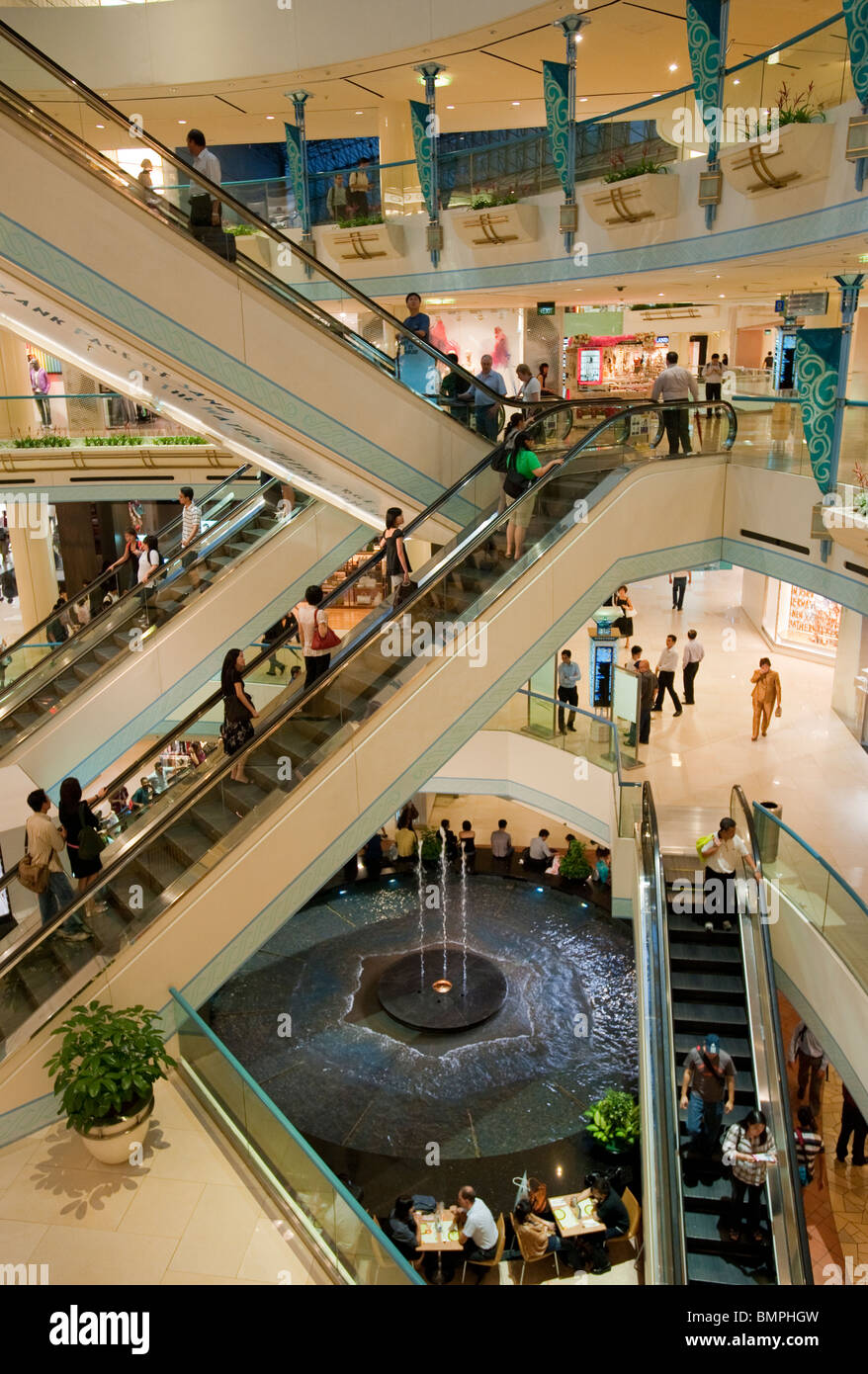 Singapore Raffles City Shopping Centre Stock Photo - Alamy