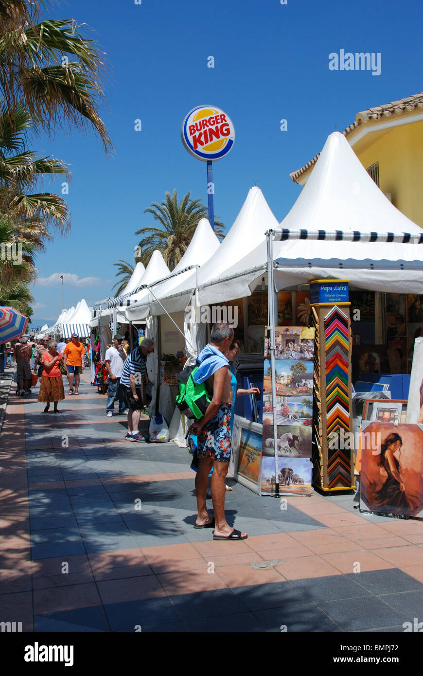 Promenade, Benalmadena, Benalmadena Costa, Costa del Sol, Malaga ...