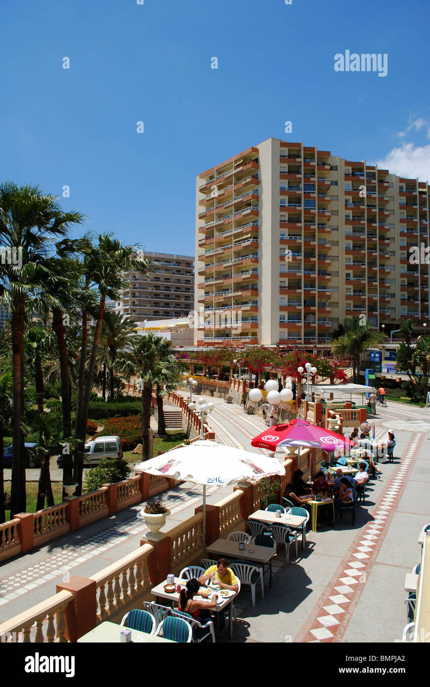 Promenade Benalmadena Benalmadena Costa Costa High Resolution Stock ...