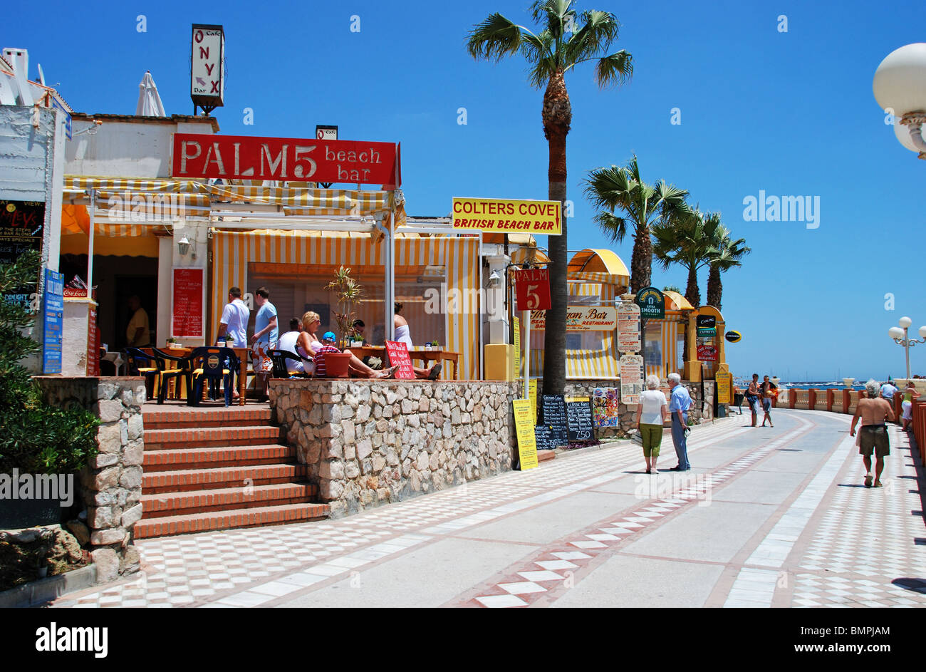 Promenade Benalmadena Benalmadena Costa Costa High Resolution Stock ...