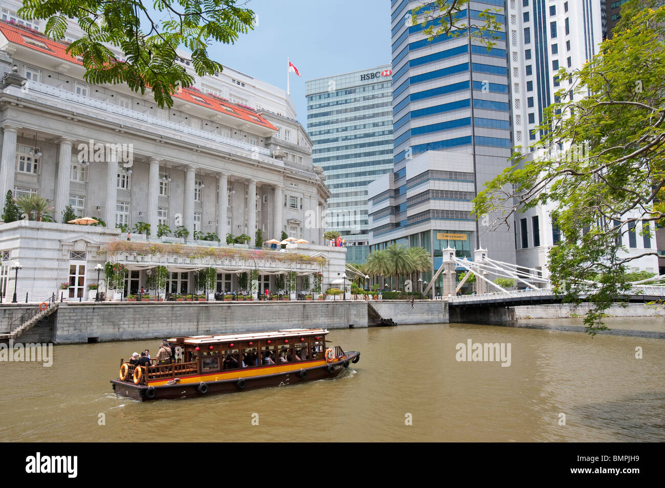 The Fullerton Hotel Singapore Stock Photo - Alamy