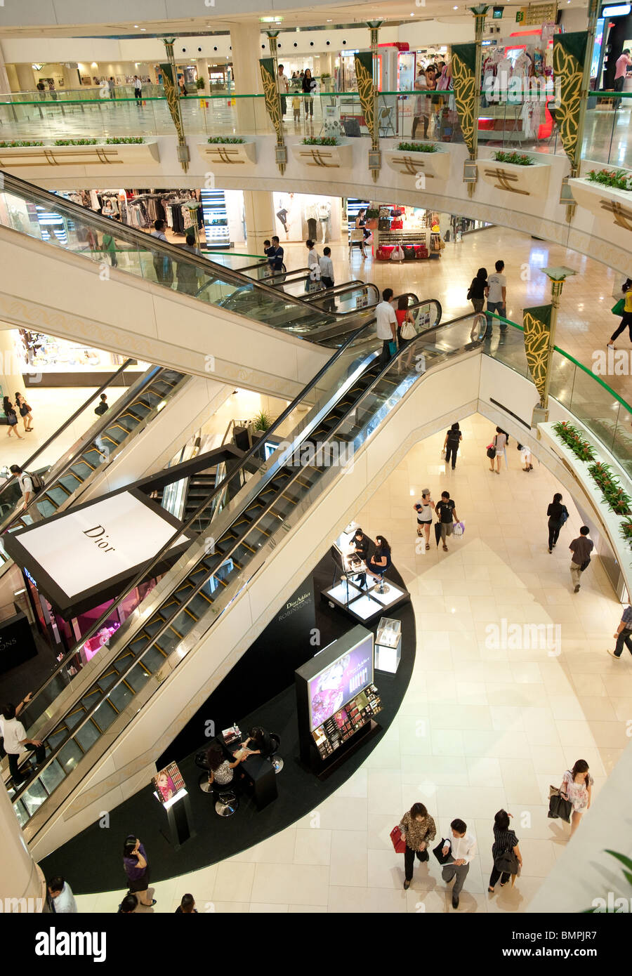 Raffles City Shopping Centre Stock Photo - Alamy