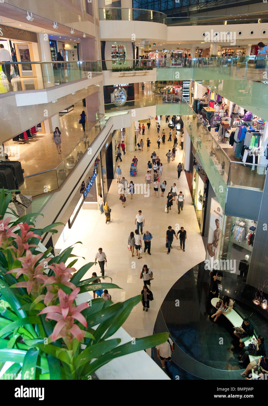 Raffles City Shopping Centre Stock Photo - Alamy