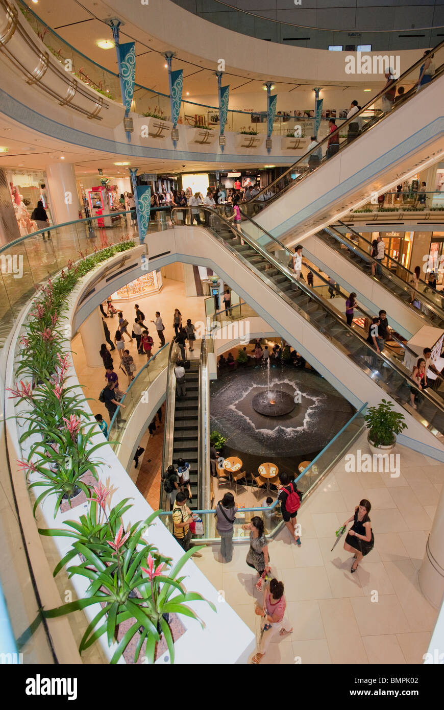 Raffles City Shopping Centre Stock Photo - Alamy