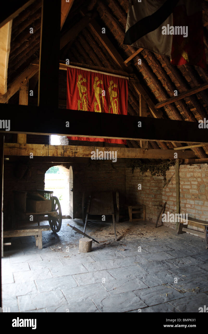 Medieval tithe barn Stock Photo - Alamy