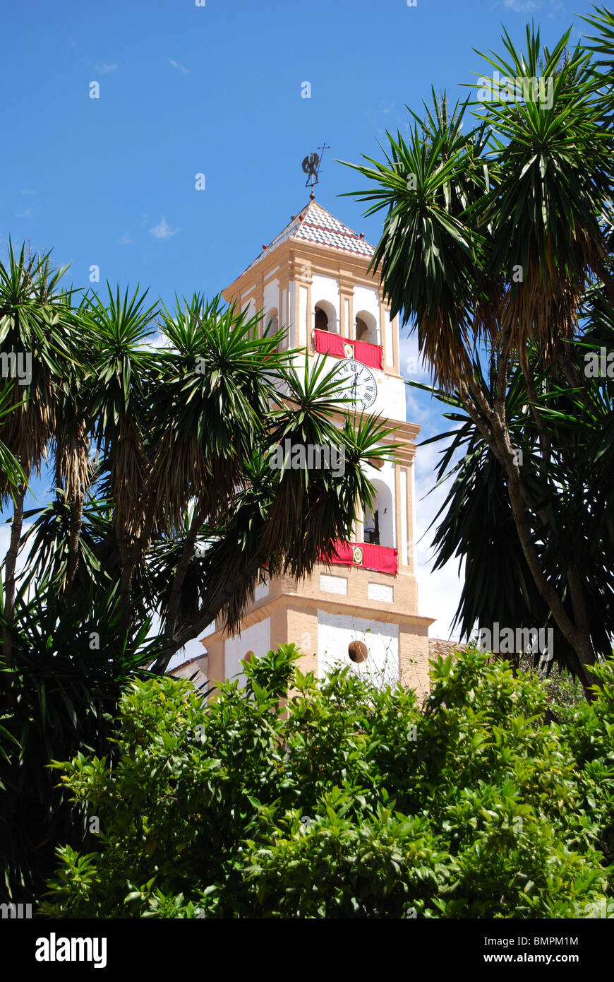Church (Iglesia Santa Maria de la Encarnacion) Church tower, Marbella ...