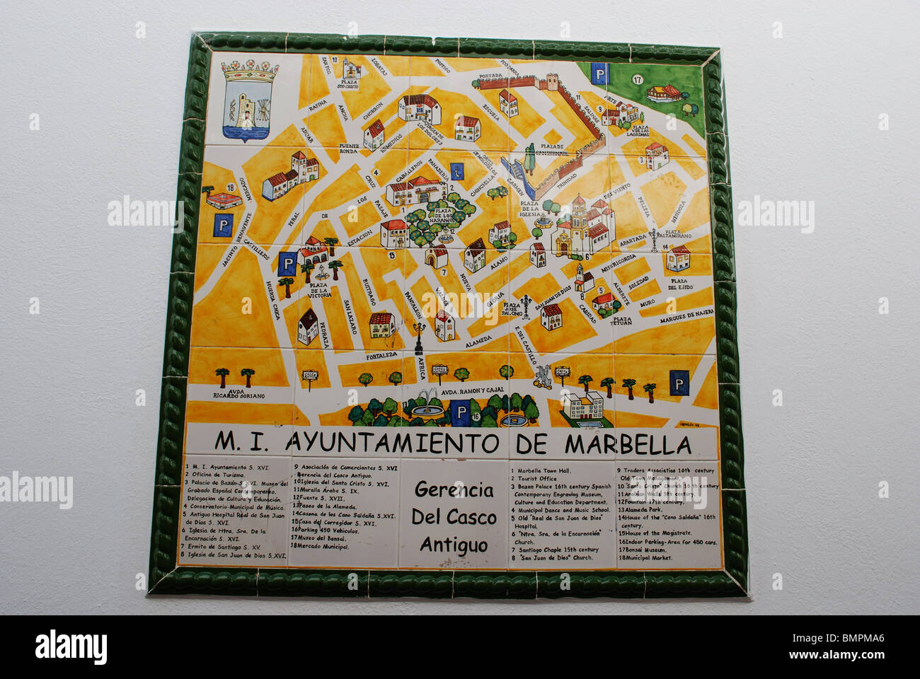 Map of marbella spain hi-res stock photography and images - Alamy