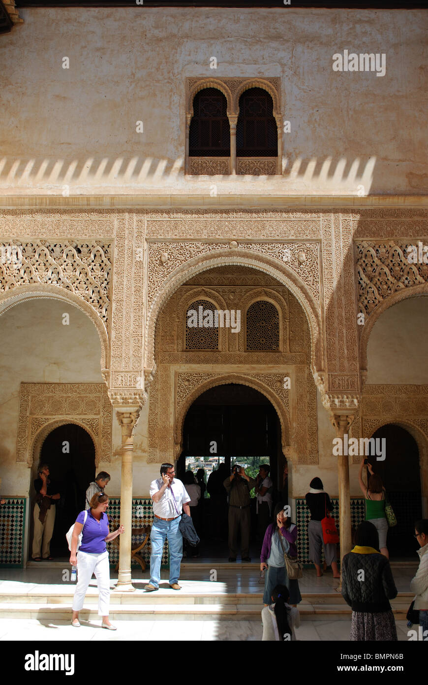 Palace of Alhambra (Nasrid Palace), Patio de Mexuar, 14th Century ...