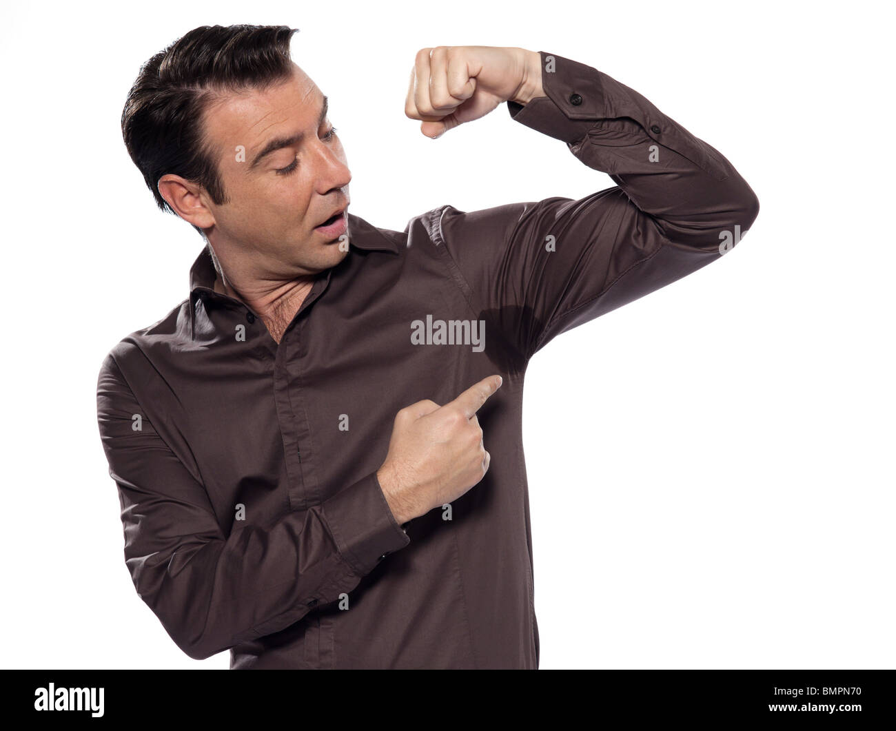 Sweating perspiring hi-res stock photography and images - Alamy