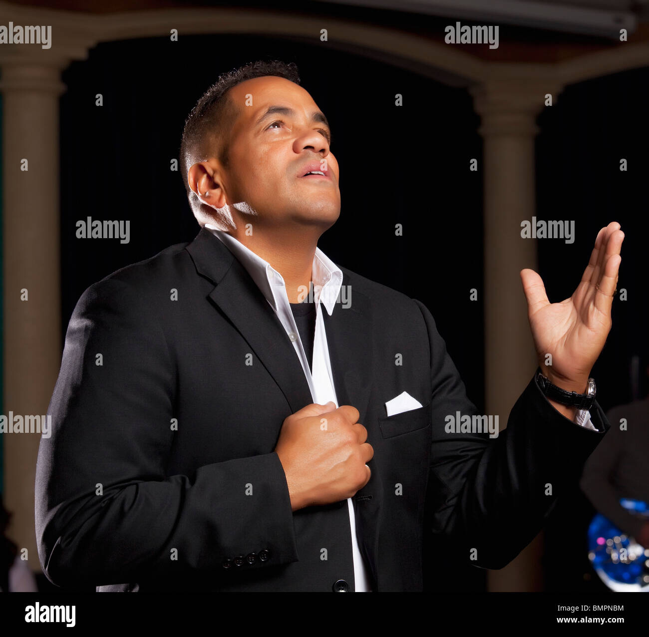 Raised hand worship High Resolution Stock Photography and Images - Alamy