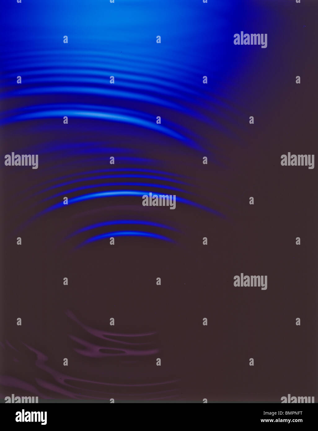 Concentric circle circular pattern Light reflections on water Stock ...