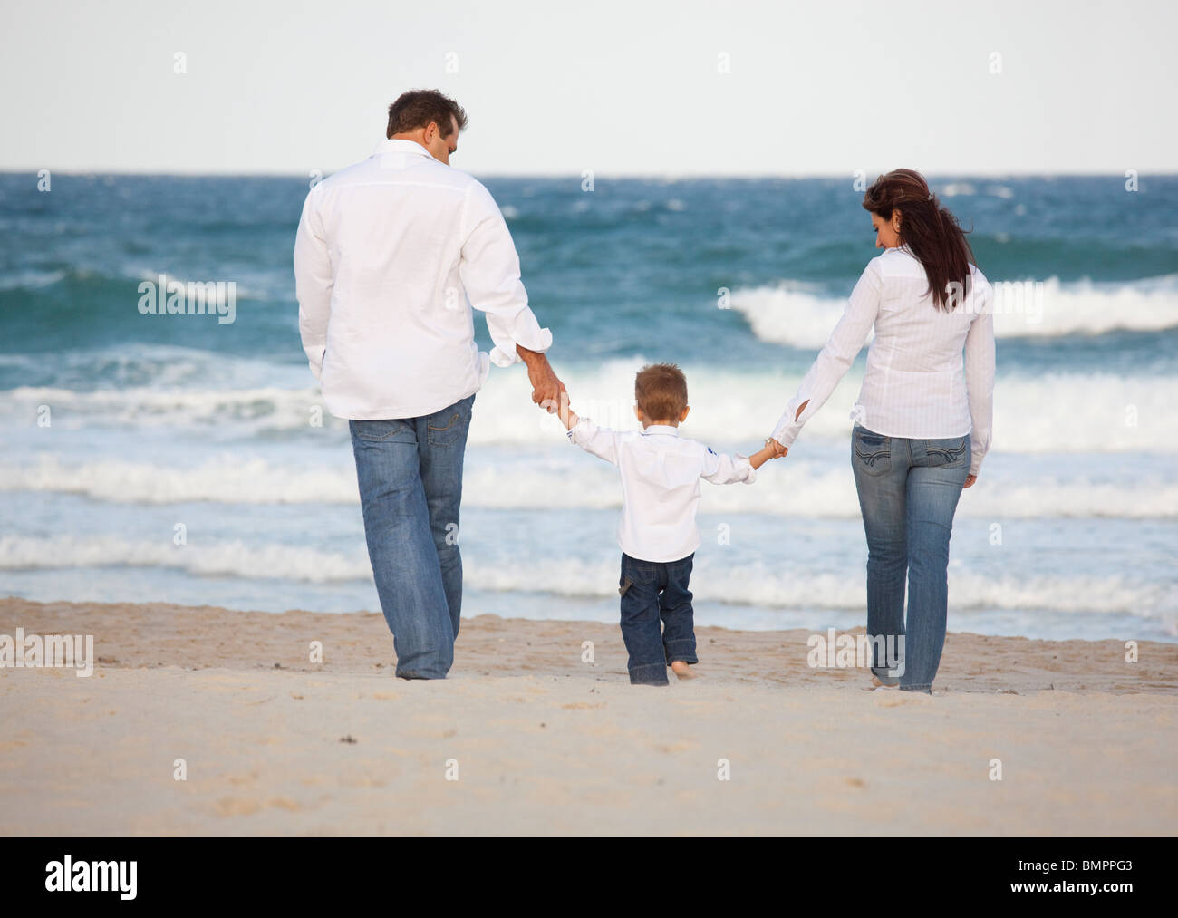 Atlantic ocean water family families parent parents child children hi ...