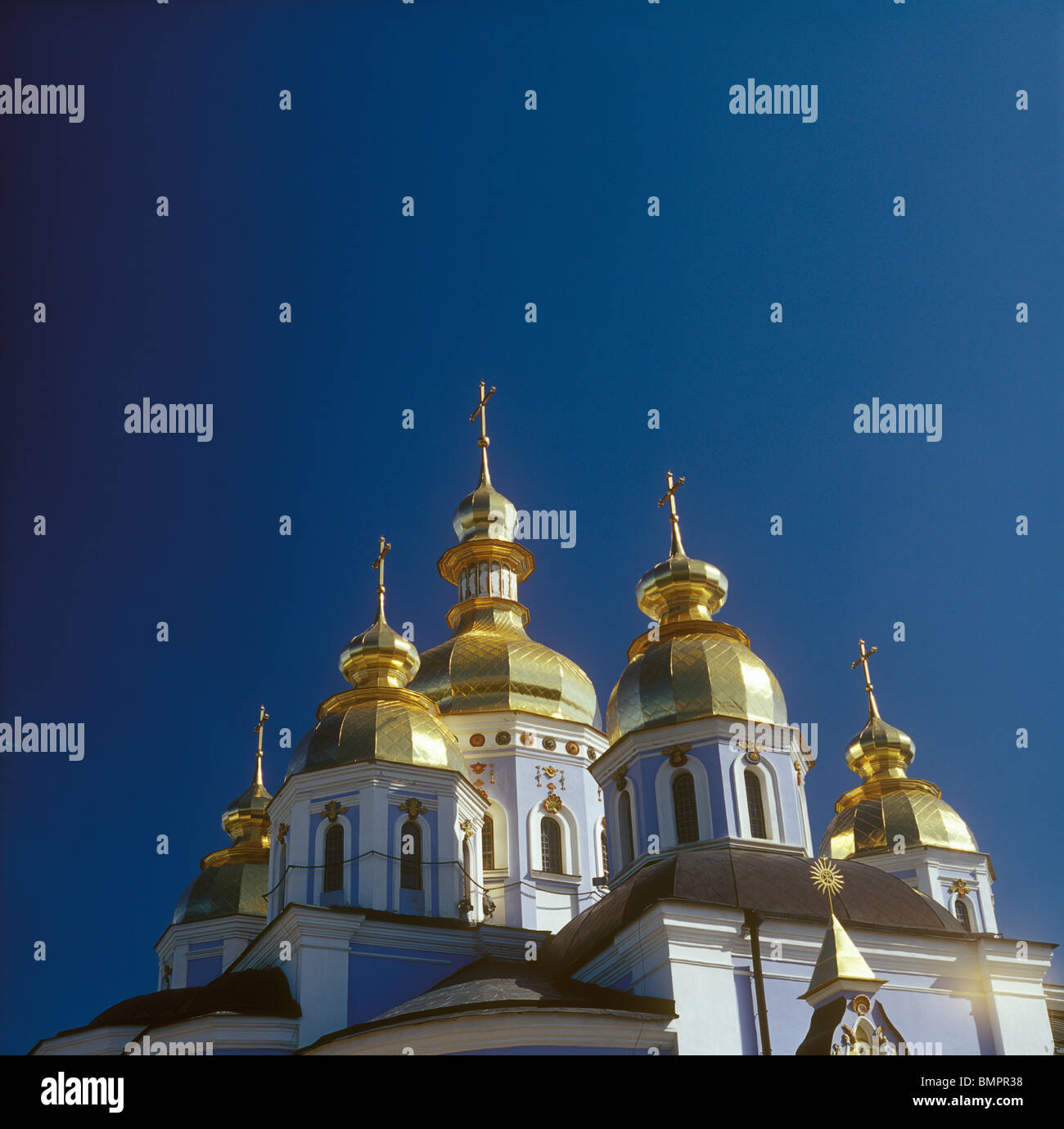 Gold domes of St. Michael cathedral. Kyiv, Ukraine Stock Photo - Alamy