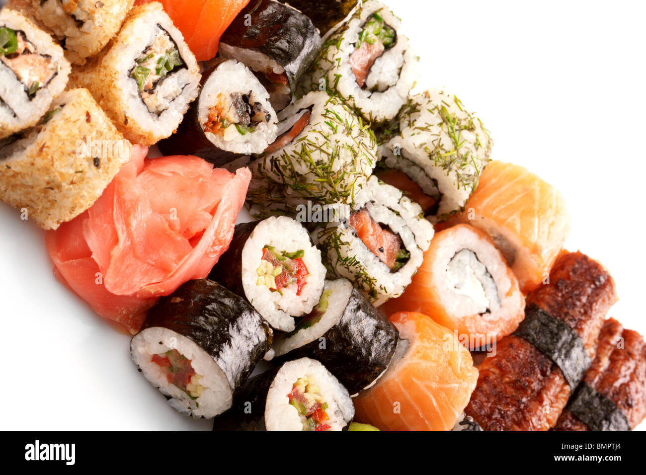 Different types of sushi Stock Photo - Alamy Different types of sushi Stock Photo - Alamy