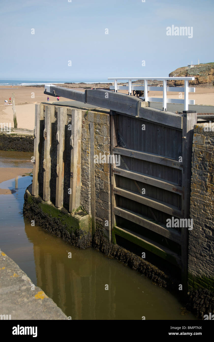 Bude Cornwall UK Sea Lock Stock Photo - Alamy