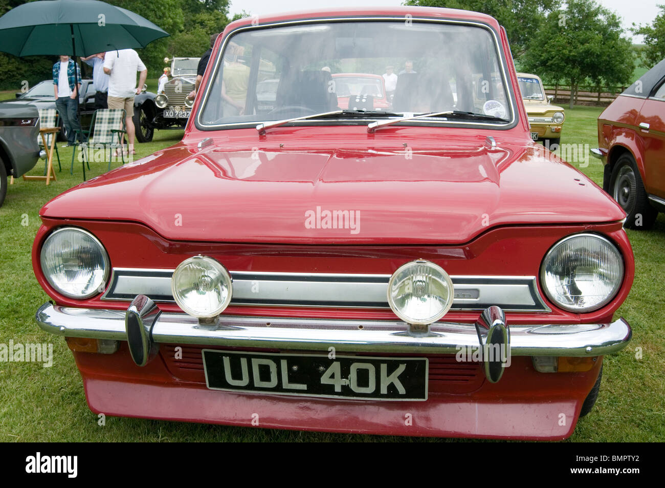imp hillman english british sixties 60's small car Stock Photo - Alamy
