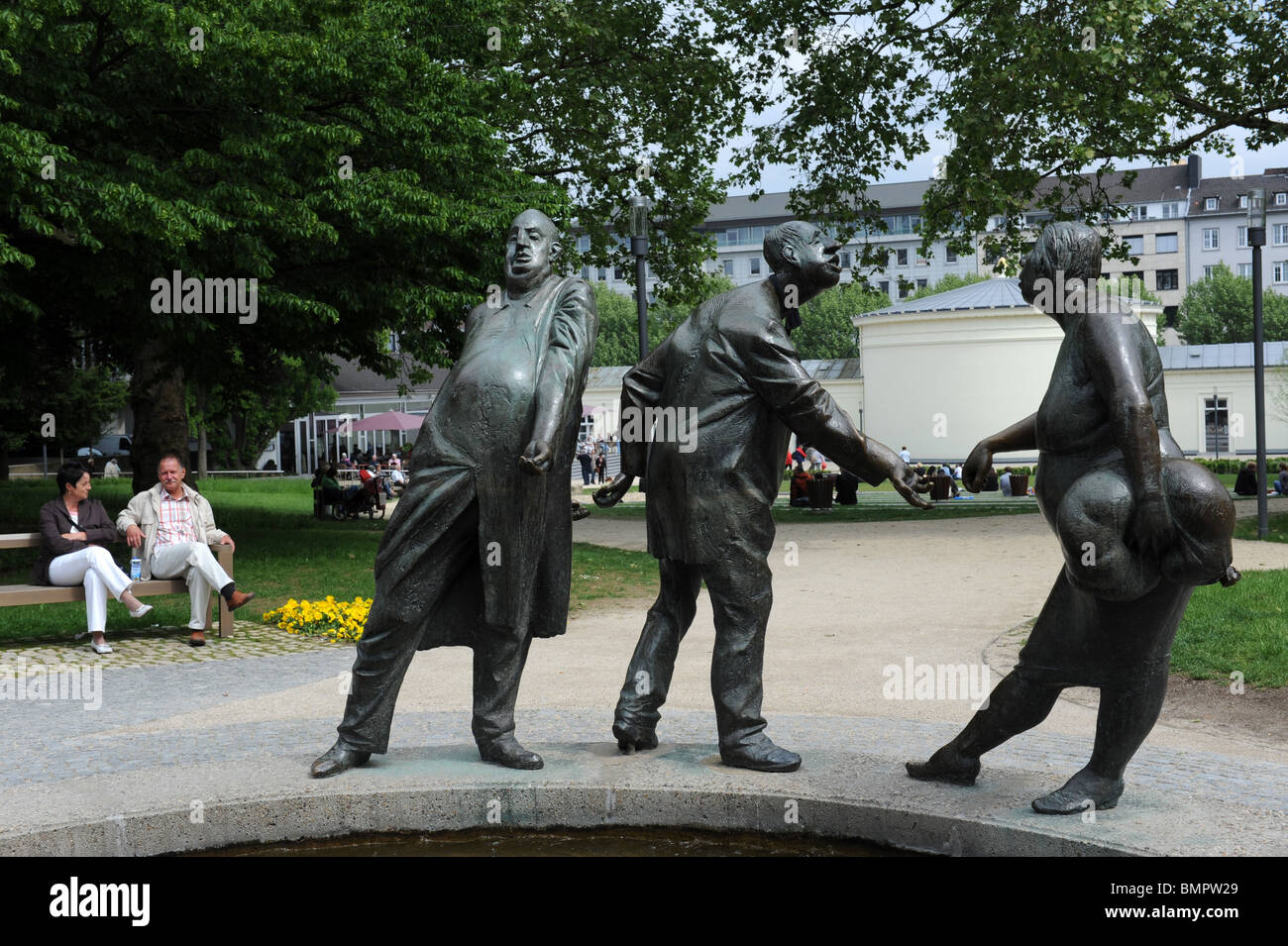 Aachen statues Aachen Germany Deutschland Europe Stock Photo - Alamy