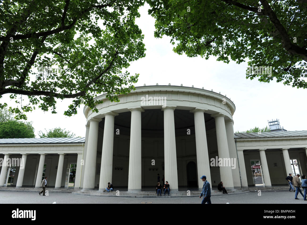 Aachen Germany Elisenbrunnen thermal spa Deutschland Europe Stock Photo ...