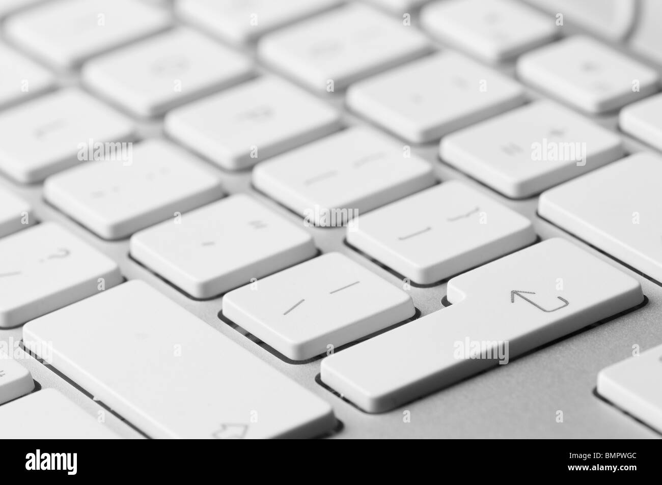 Close up of a white computer keyboard Stock Photo - Alamy