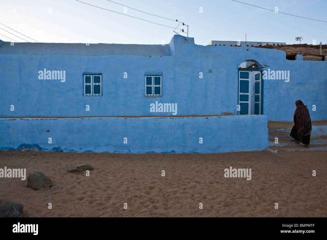 Egypt, Aswan, local people in the Nubian village Stock Photo - Alamy