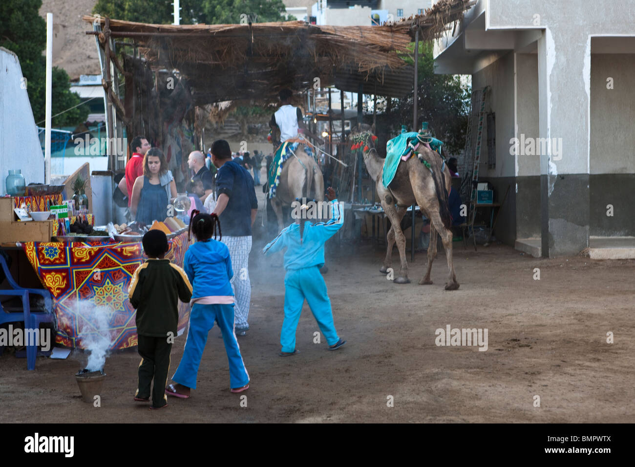 Egypt, Aswan, local people in the Nubian village Stock Photo - Alamy