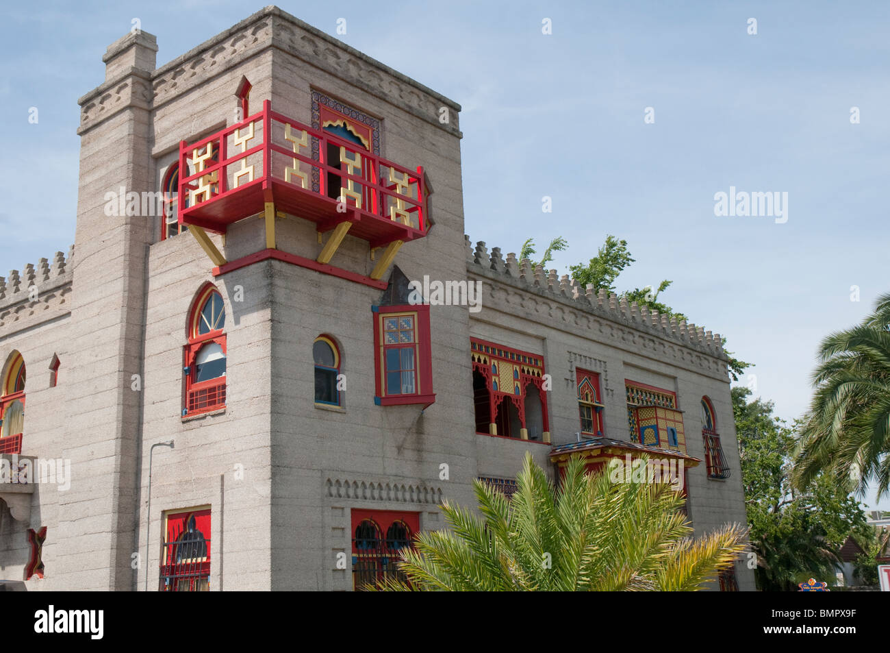 Villa Zorayda a Moorish style Museum inSt Augustine Florida USA Stock ...