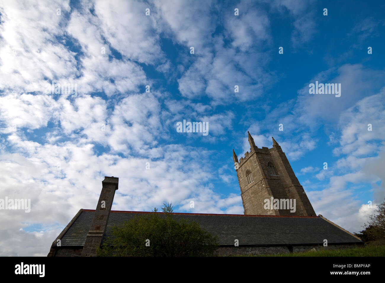 St Uny's church on a spring day Stock Photo - Alamy