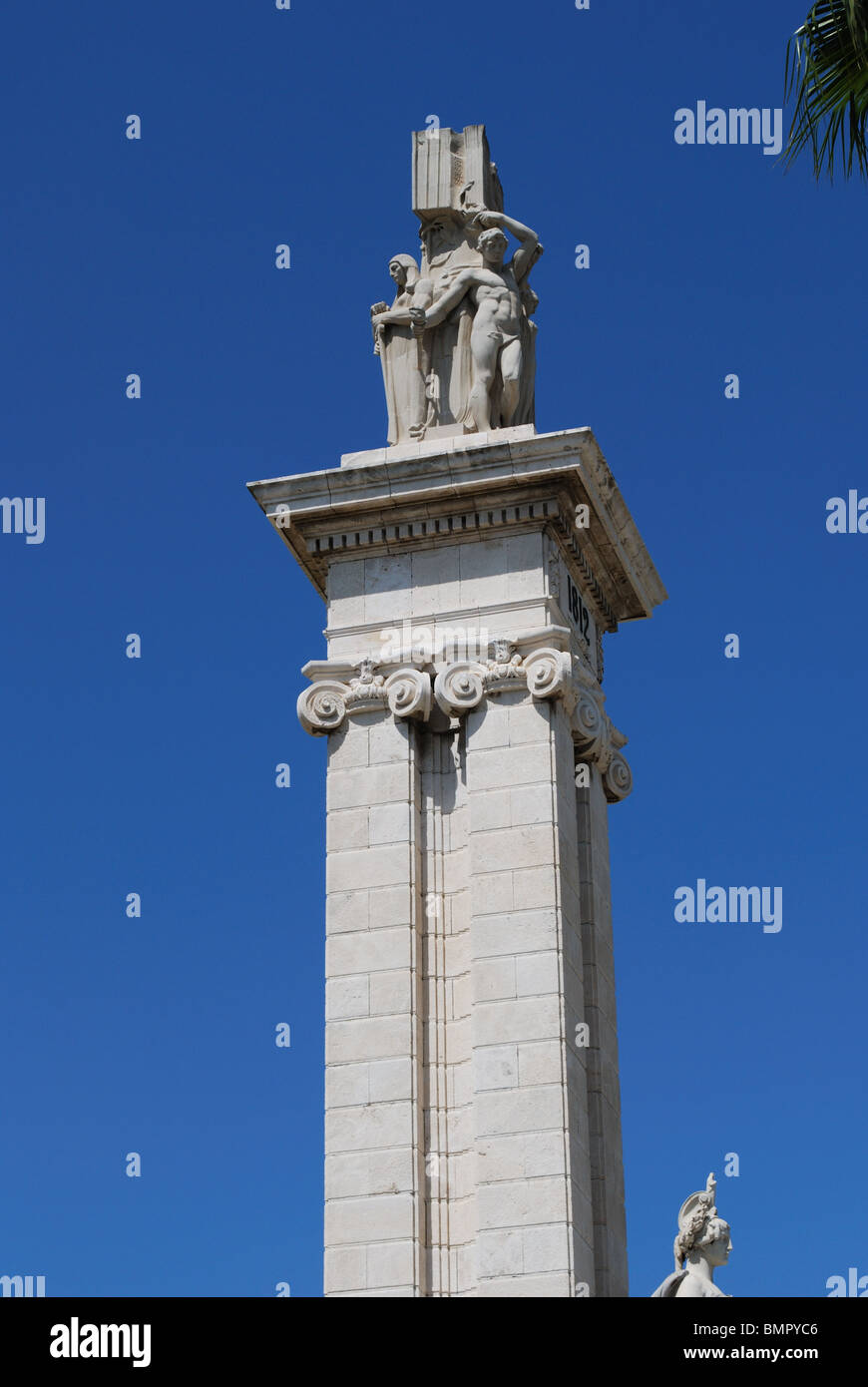 Monument to the Cadiz Constitution (Monumento a las Cortes) in the ...