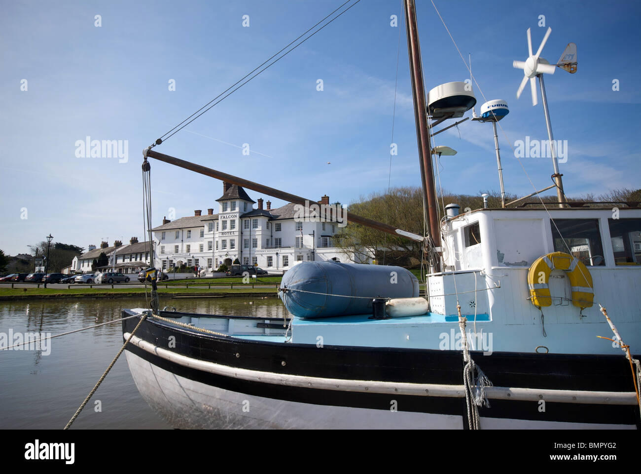 Bude Cornwall UK Canal Boat Stock Photo - Alamy