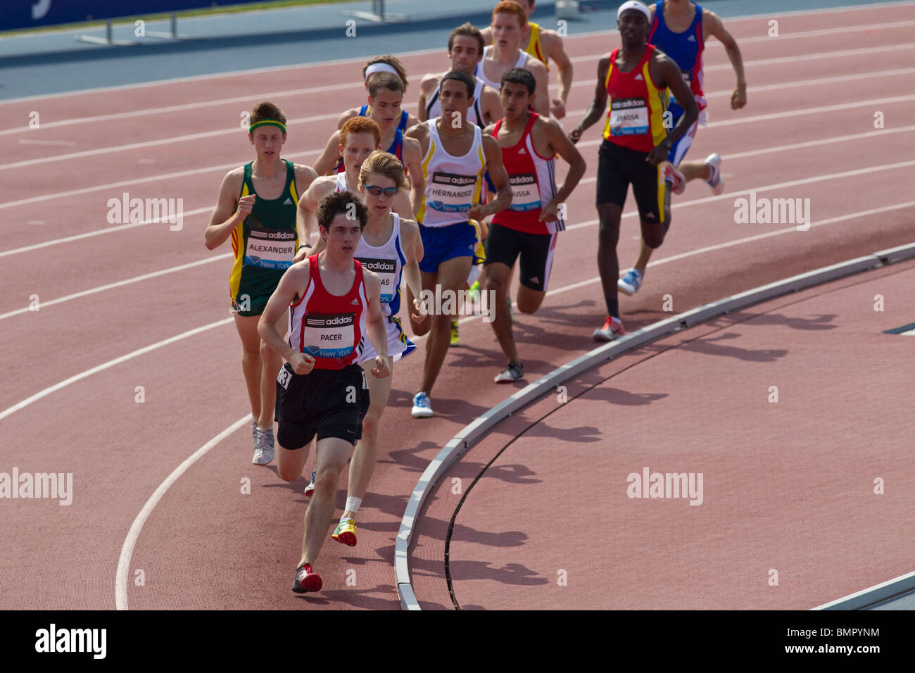 Runners competing in the Jim Ryan High School Dream Mile at the New ...