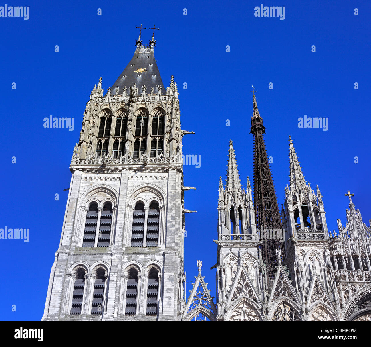 Rouen cathedral, Rouen, Seine-Maritime department, Upper Normandy ...