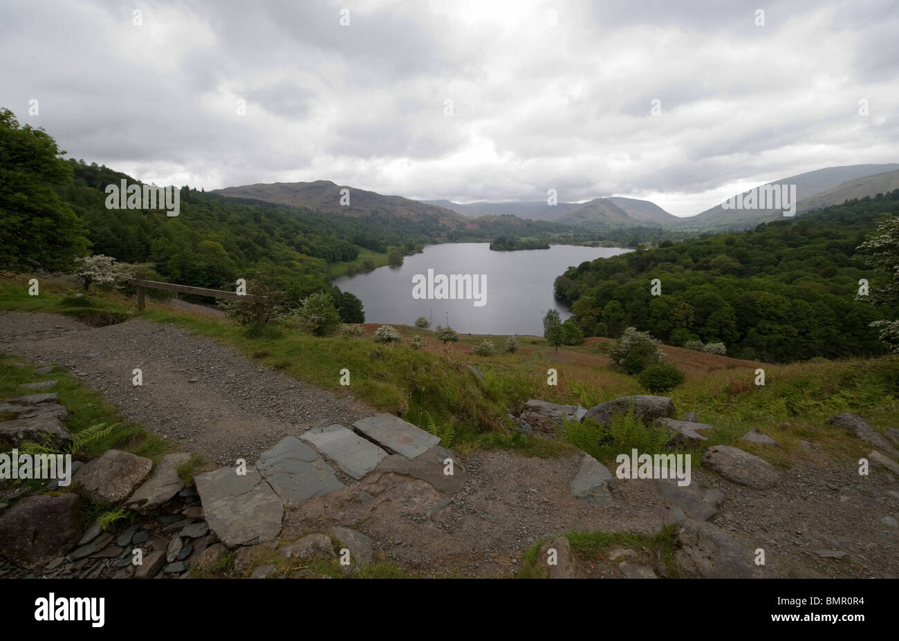 A view of Grasmere Water, Lake District Stock Photo - Alamy