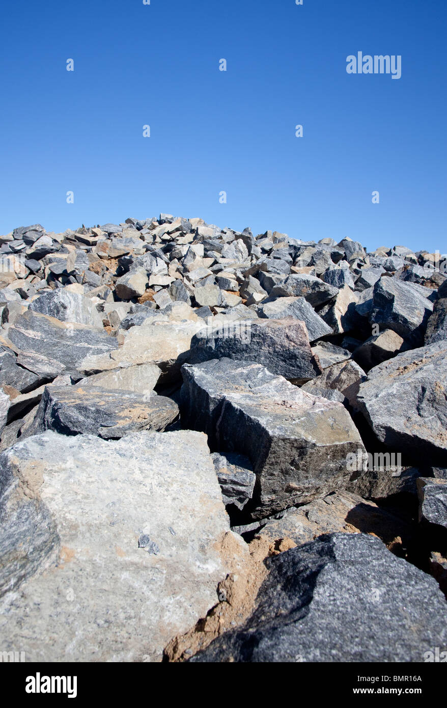 Exploded bedrock fragments hi-res stock photography and images - Alamy