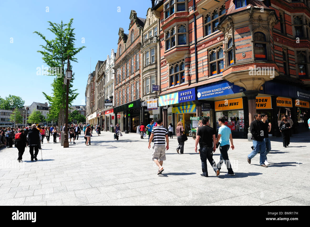 The Queens Chamber's Long Row Nottingham City Centre Stock Photo - Alamy