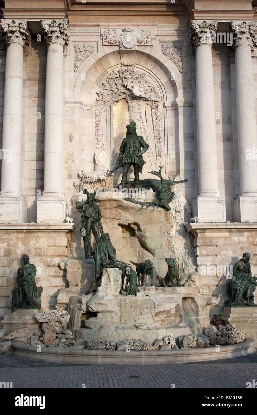 Statue in Buda castle Stock Photo - Alamy