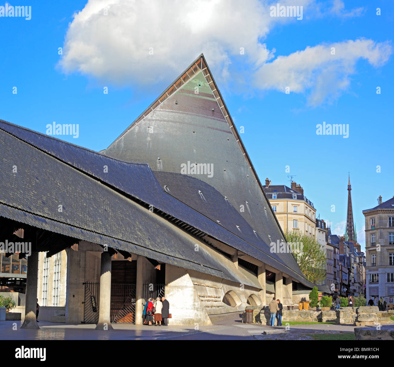 Modern church of Saint Joan of Arc, Rouen, Seine-Maritime department ...