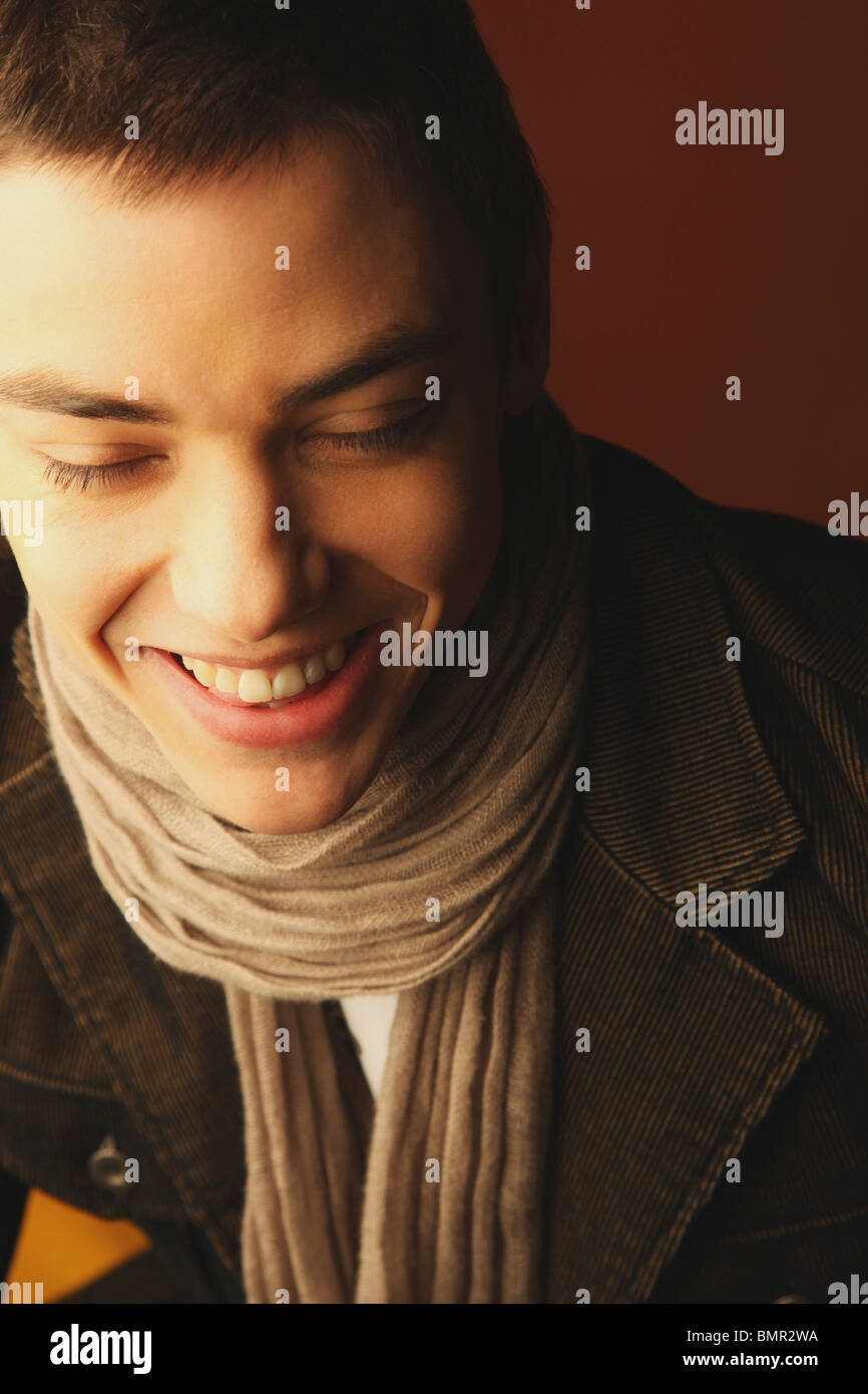 Edmonton, Alberta, Canada; Portrait Of A Young Man Stock Photo - Alamy