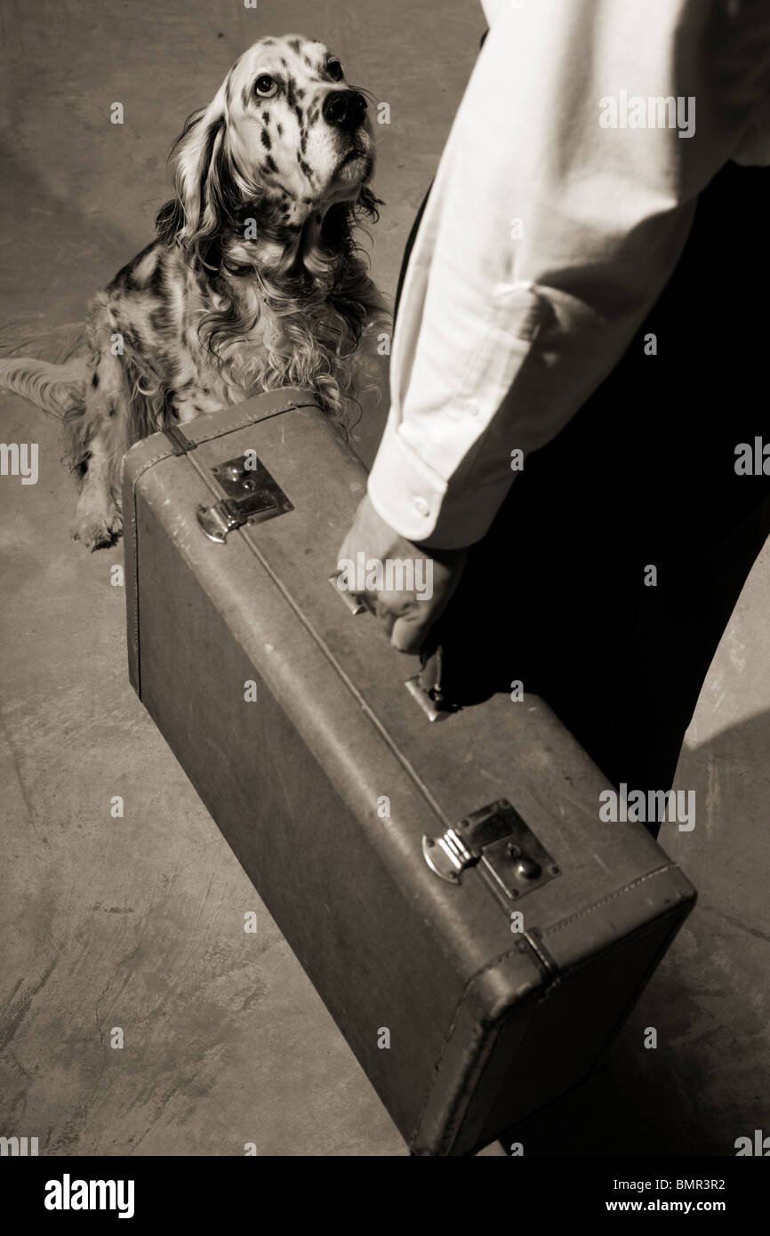 Sad man dog hi-res stock photography and images - Alamy