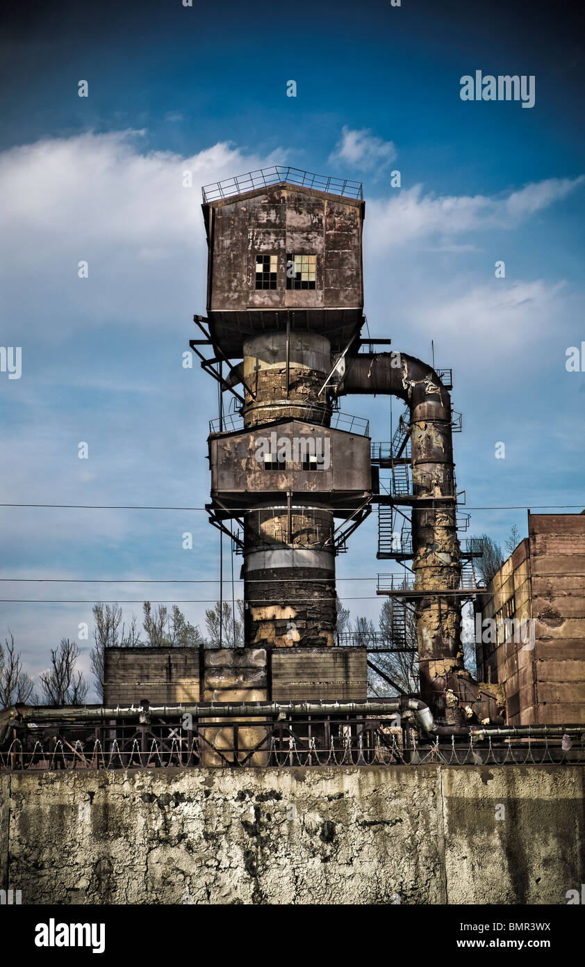 Derelict Soviet-era factory Georgia Stock Photo - Alamy